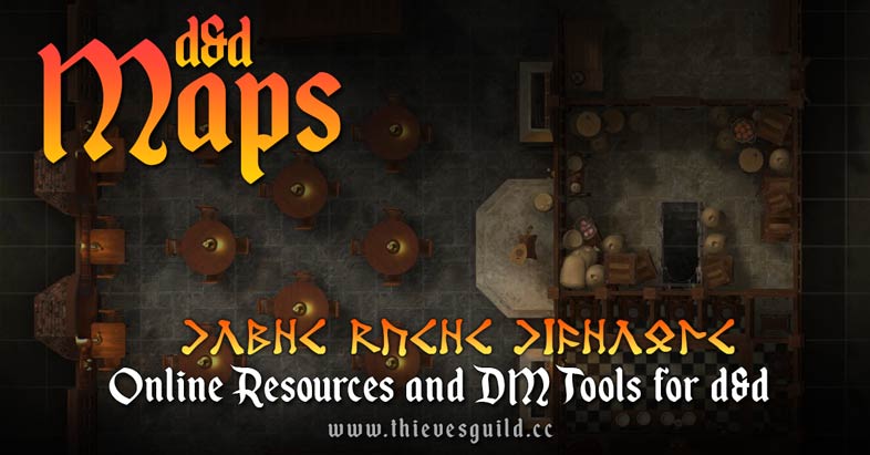 Wizard's TowerLibrary and Labs - - a D&D map | The Thieves Guild